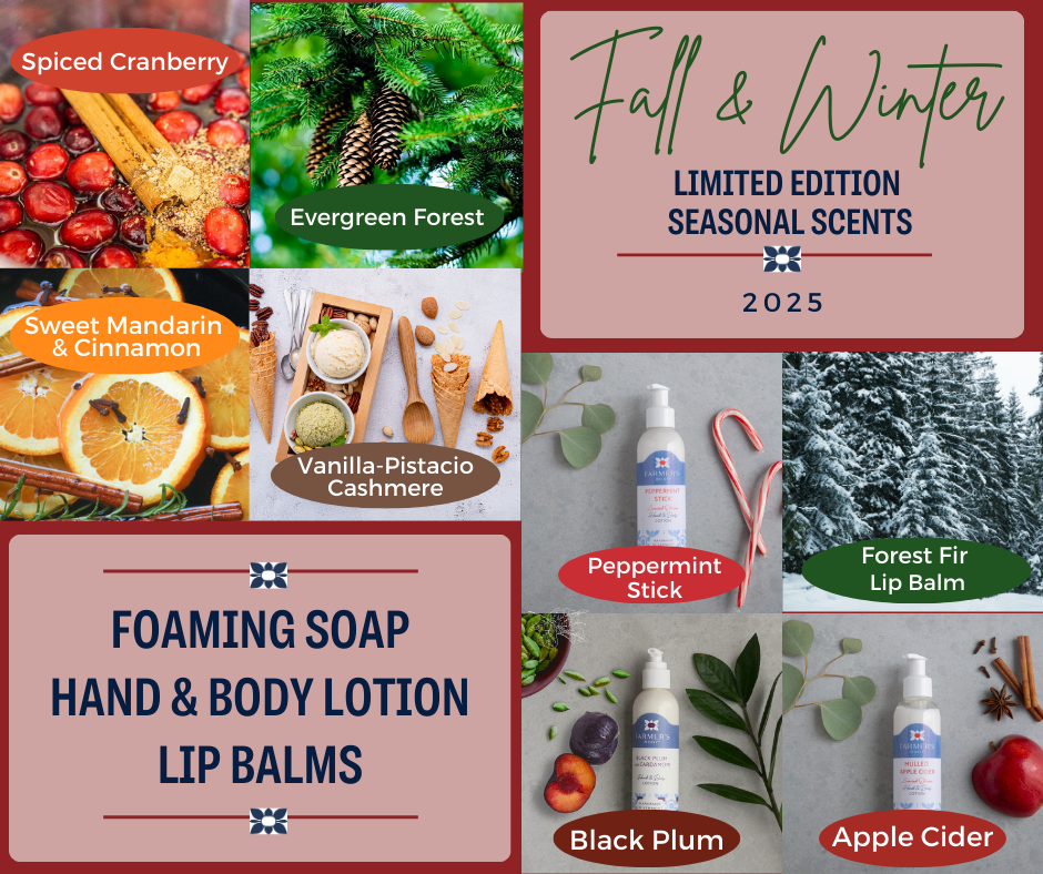 Fall & Winter 2025 Limited Edition Seasonal Scents – Farmer’s Body