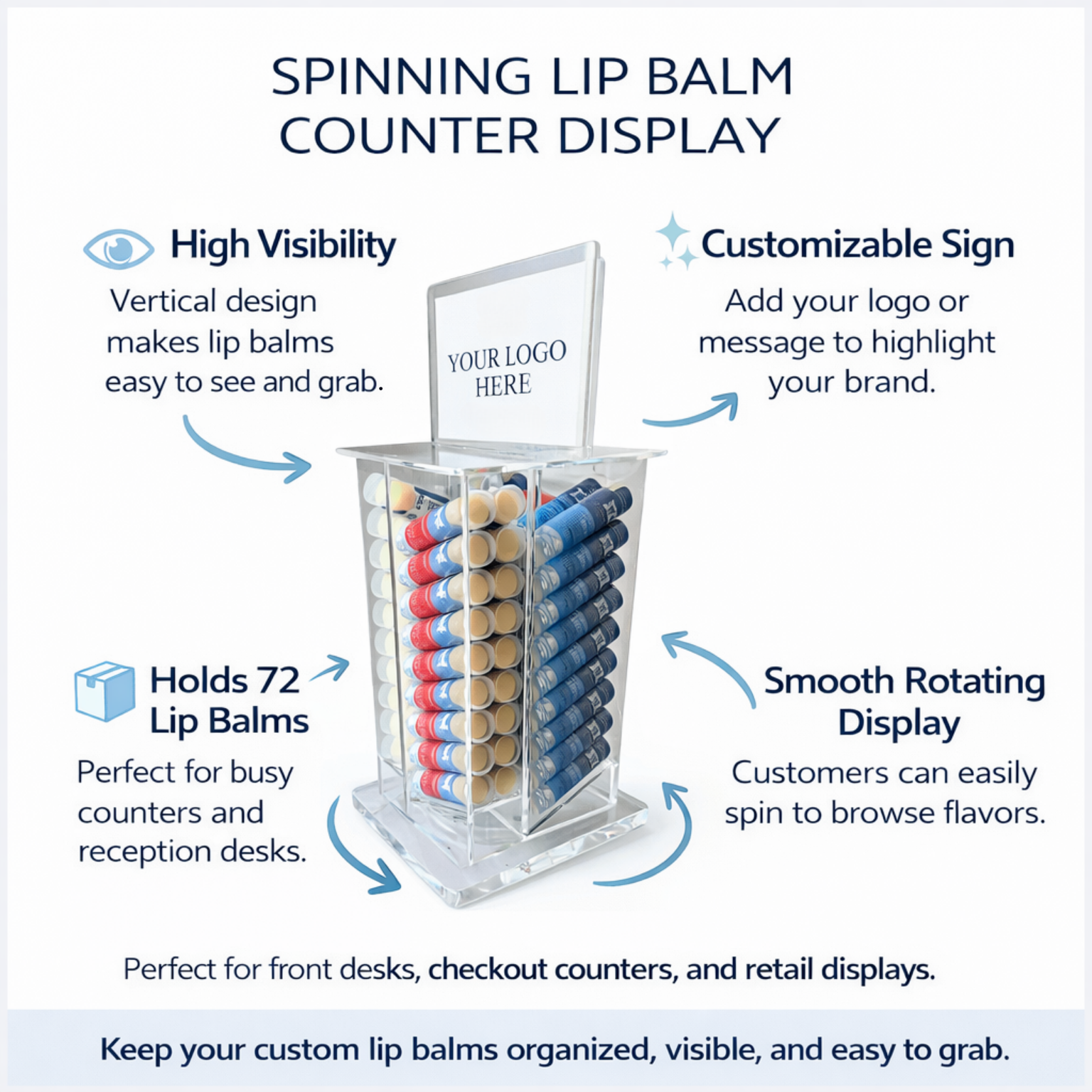 *New* Lip Balm Displays for Offices & Events! – Farmer’s Body